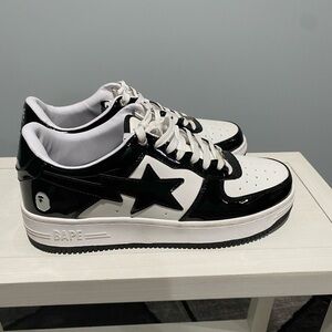 Shoes | Bape Bapestas Blackwhite Size 13 | Poshmark
